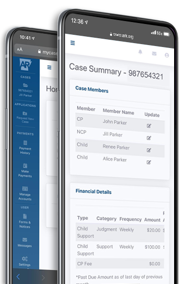 Arkansas new OCSE MyCase Preview